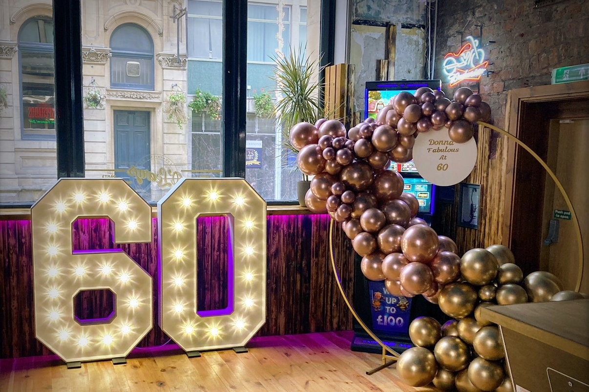 Hire Birthday Light Up Letters 18, 21, 40, 60 LED Letters UK – Ray of ...