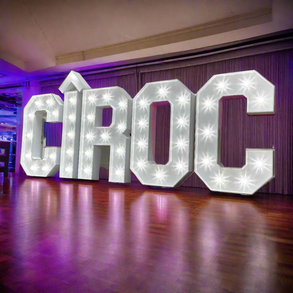 Buy Classic 4ft Light Up Letters | Ray of Light Letters UK