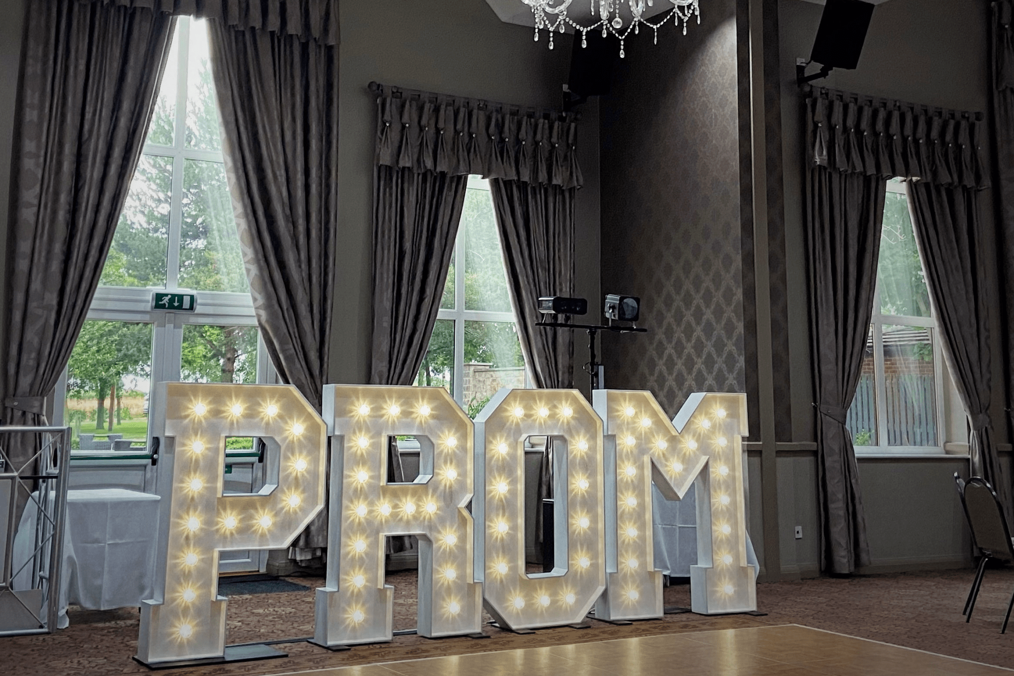 Prom Light Up Letters for Hire | 4ft PROM Marquee Letters