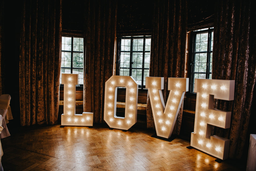 Light Up Letter Hire UK | 5ft Illuminated Letters for Events – Ray of ...